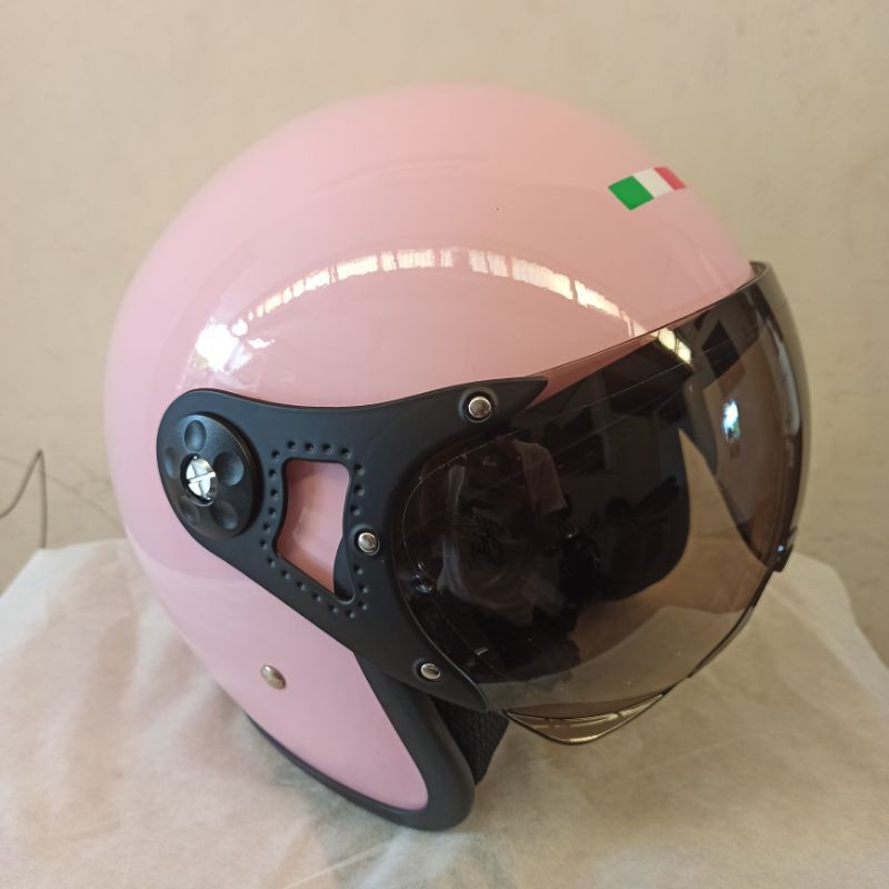 Pastel Pink Pilot Helmet is SNI | Shopee Malaysia