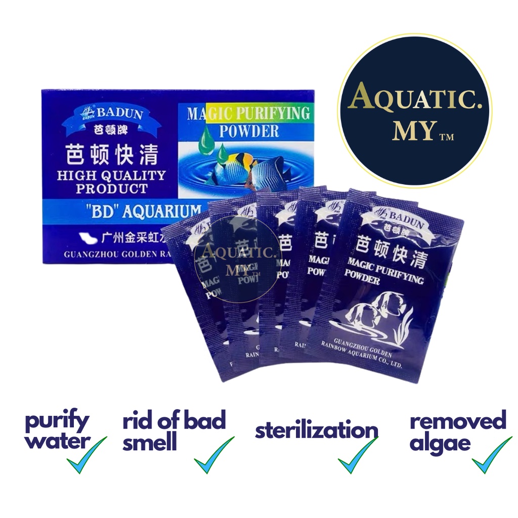 Badun Magic Purifying Water Crystal Clear Water Pond Purifier Ubat ...