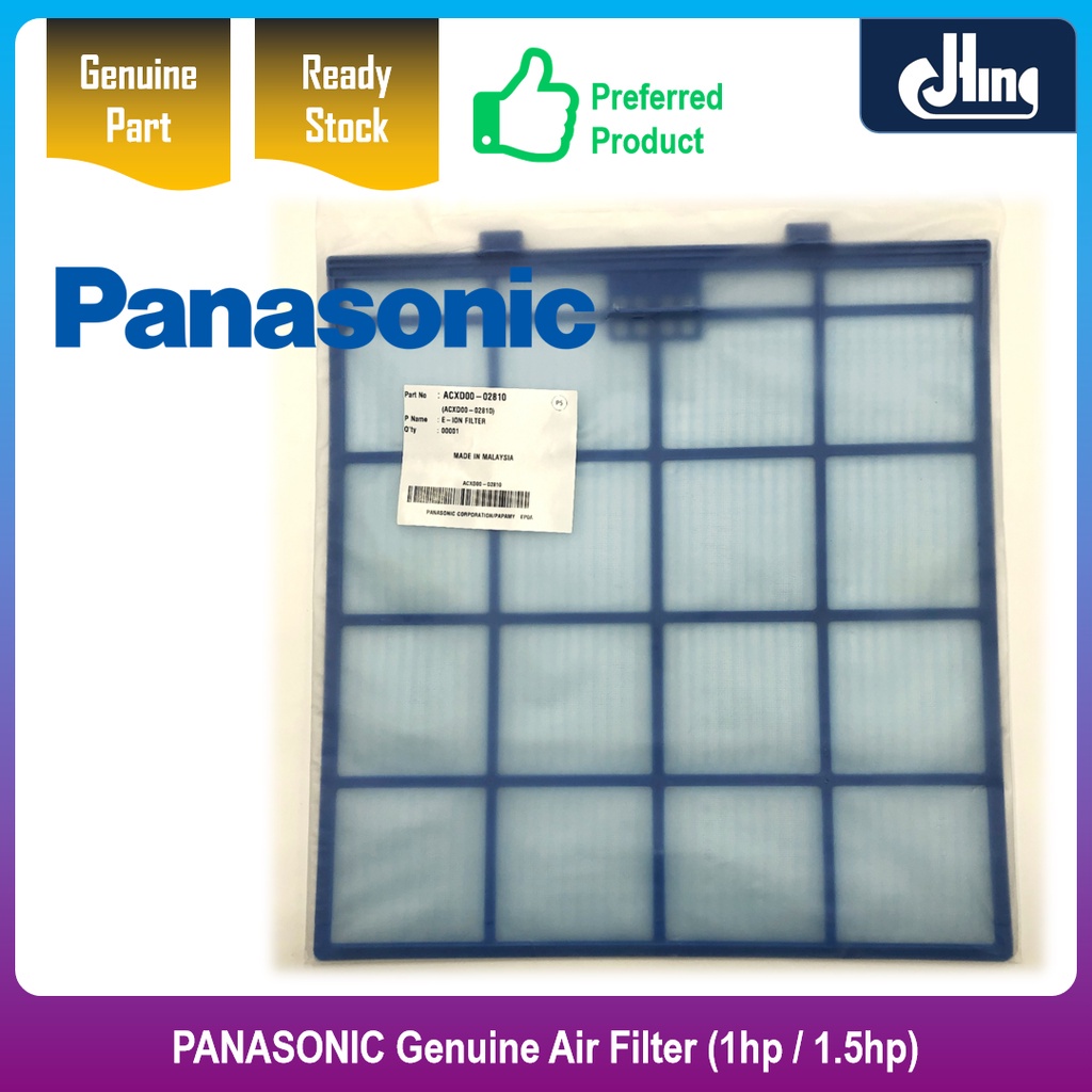 1.0hp ~ 1.5hp | Air Filter | PANASONIC Genuine Part for Wall-mounted ...