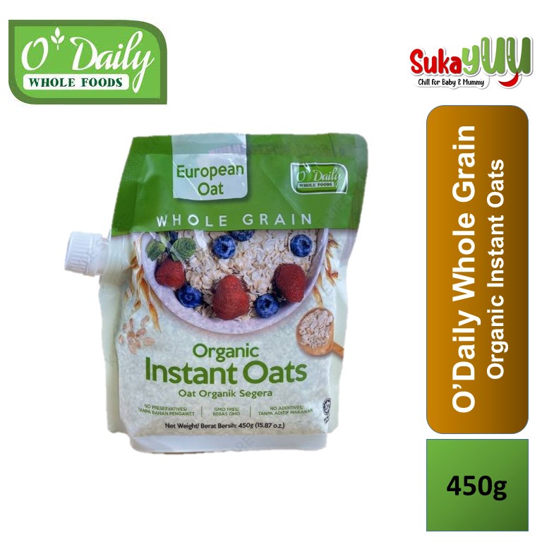 [EXP MAR 2024] O'DAILY Organic Instant Baby Oats 450g | Shopee Malaysia
