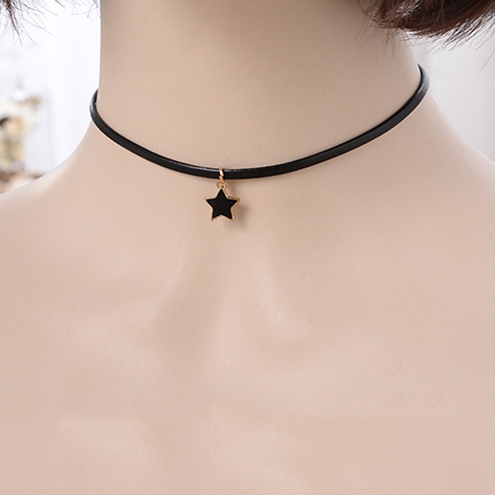 Simple Star Choker For Women Vintage Punk Neck Jewelry Gothic Short ...