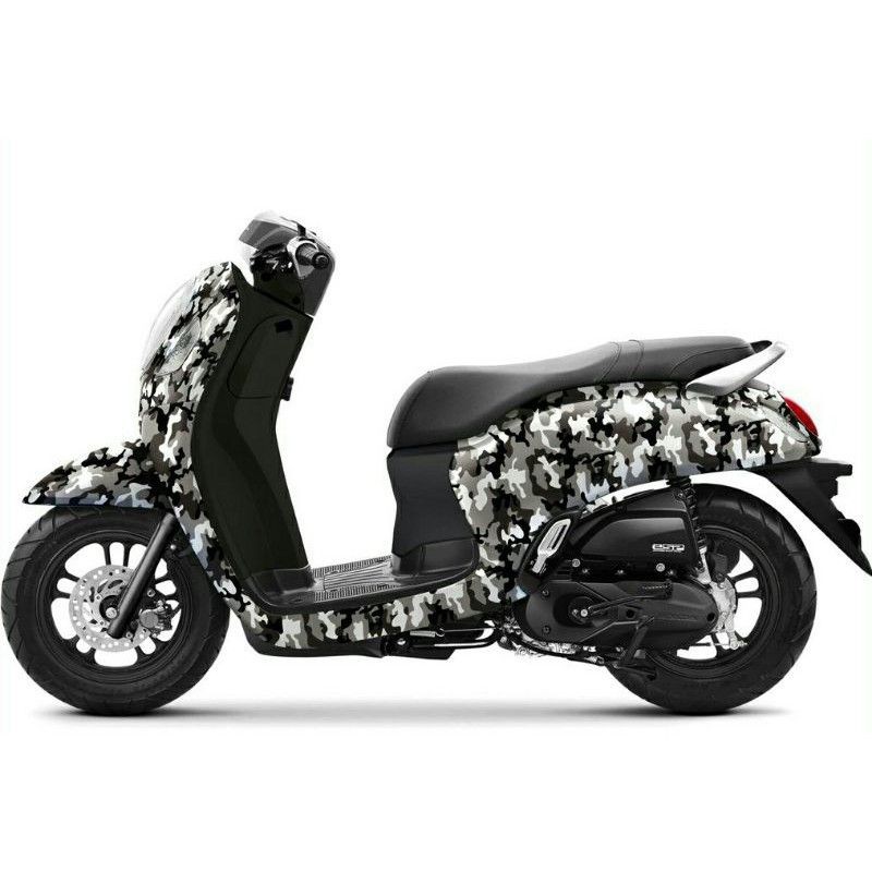 Honda scopy full body decal variation stickers + anti-fade lamination ...