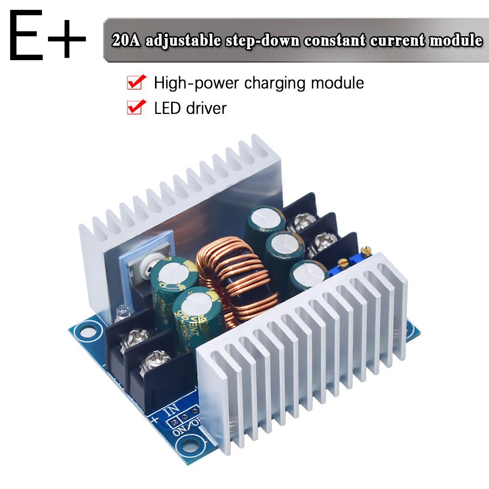 300W 20A DC-DC Buck Converter Step Down Module Constant Current LED ...