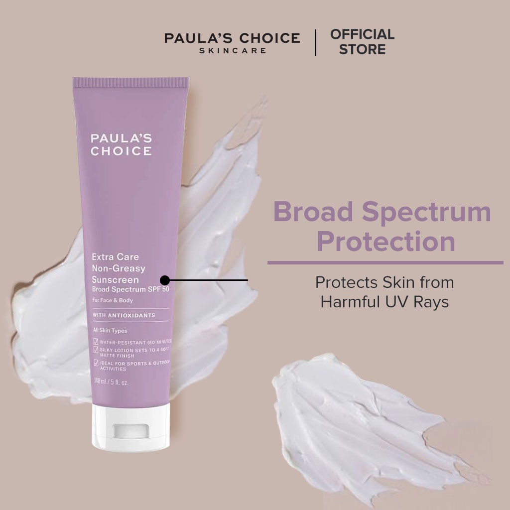 Paula's Choice Extra Care Non-Greasy Sunscreen SPF 50 | Shopee Malaysia