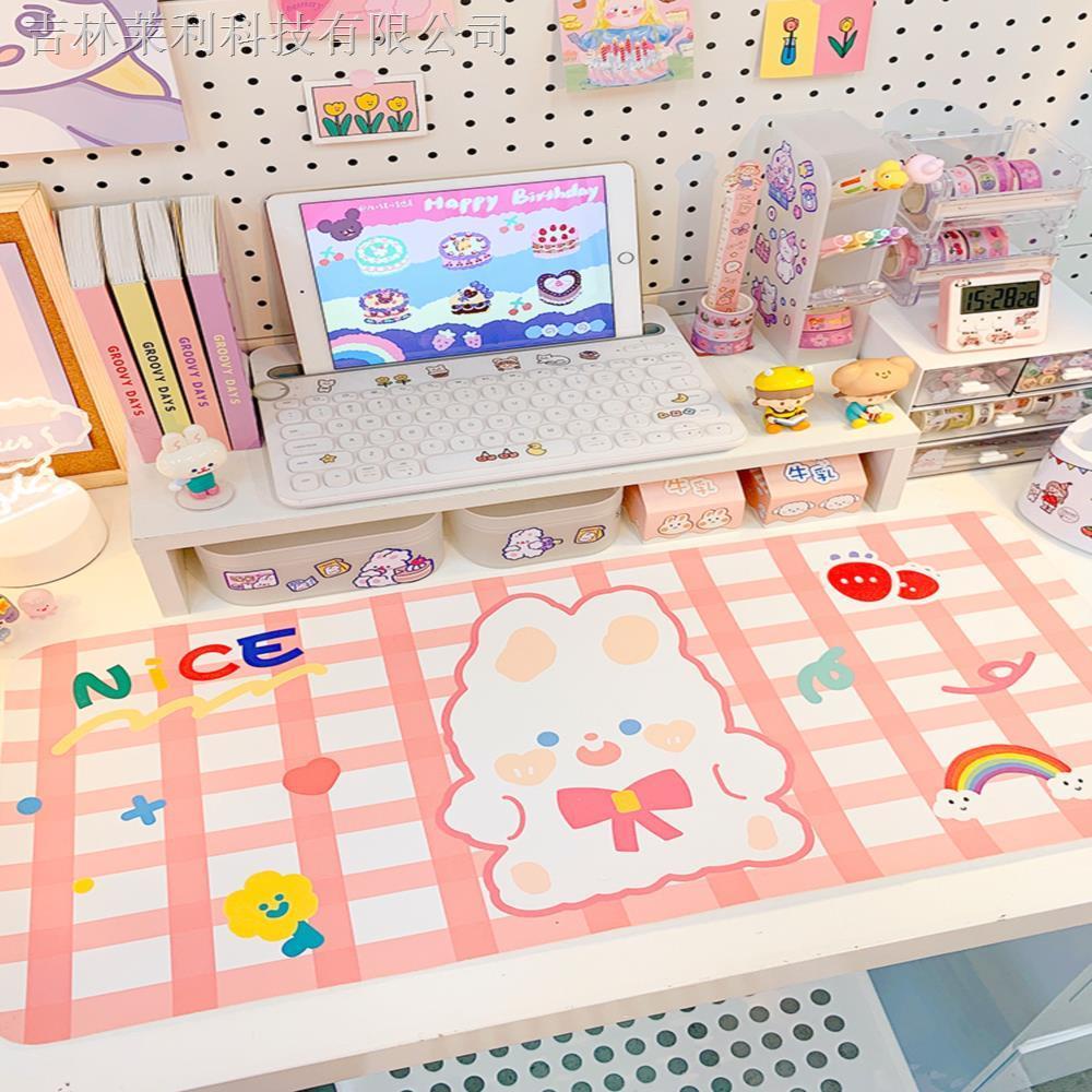 ins cartoon large waterproof office computer desk mat mouse pad student ...