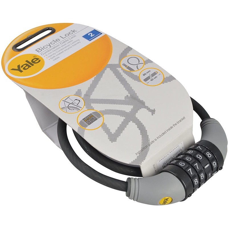 Yale Two-Wheel Combination Bike Lock | Shopee Malaysia