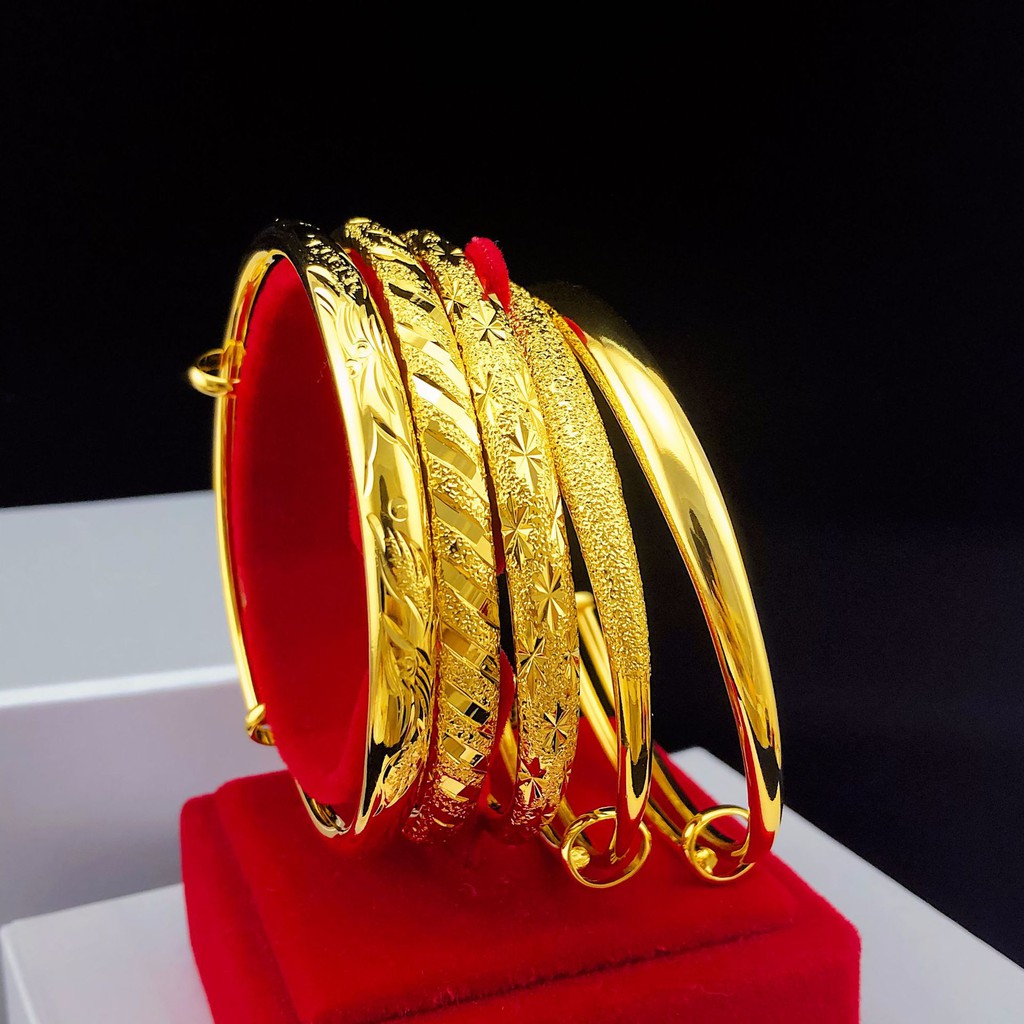 Emas Bangkok Bangle 24k Gelang Tangan Cop 999 Adjustable Ready Stock ...