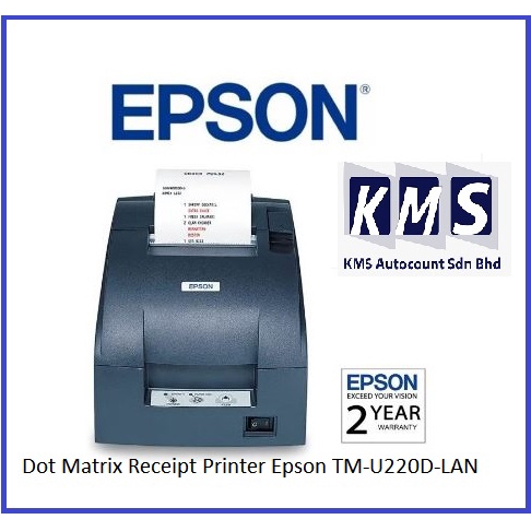 Dot Matrix Receipt Printer Epson TM-U220D | Shopee Malaysia