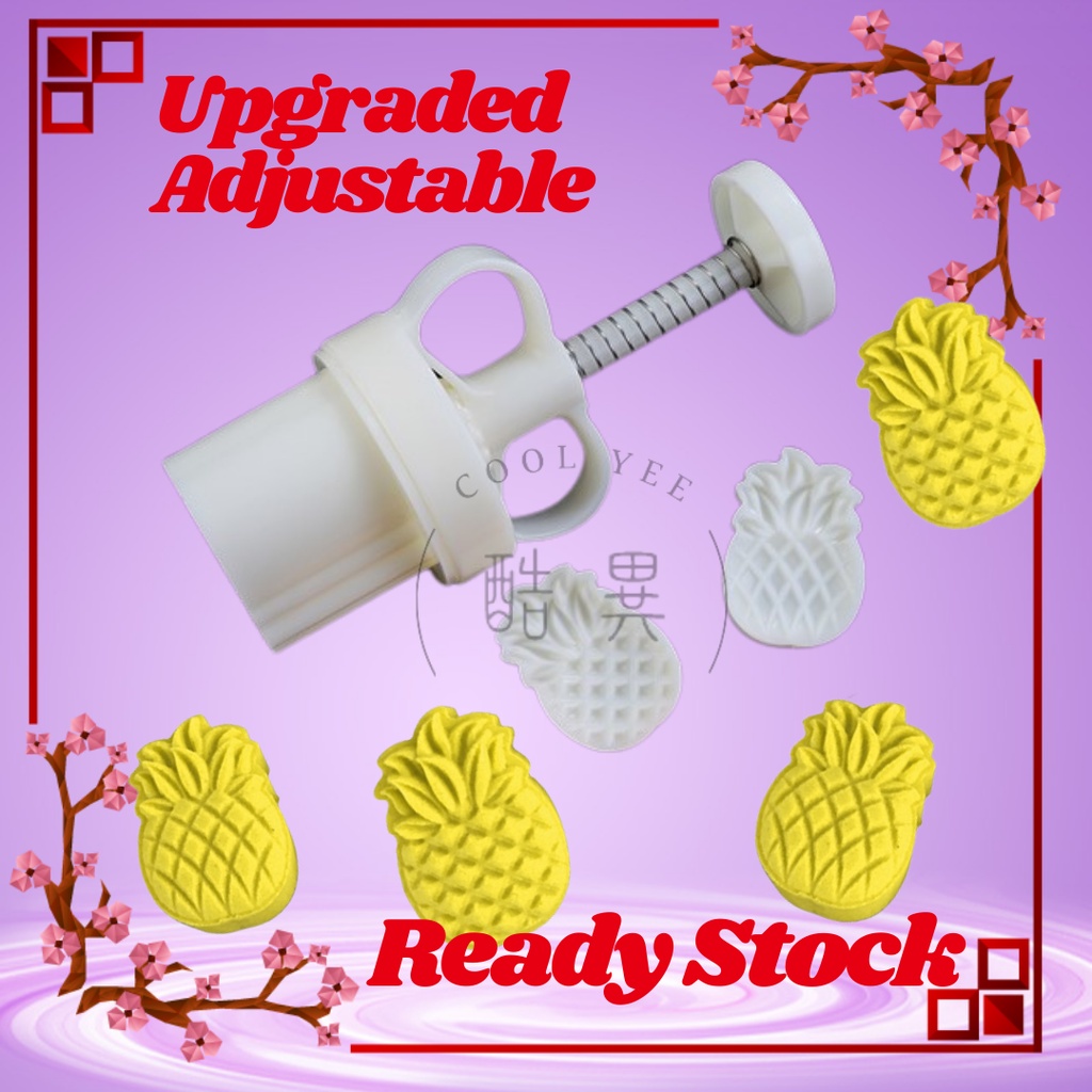 25g / 50g / 125g Adjustable Pineapple Tart Mold Acuan Nastar Nenas ...