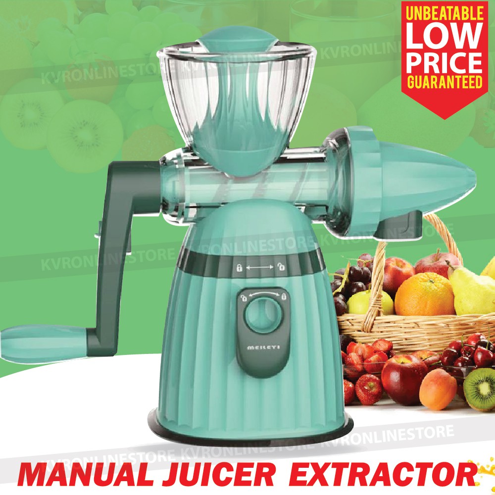 Manual Hand Ice Cream Juicer Blender Extractor Grinder Detachable Head ...