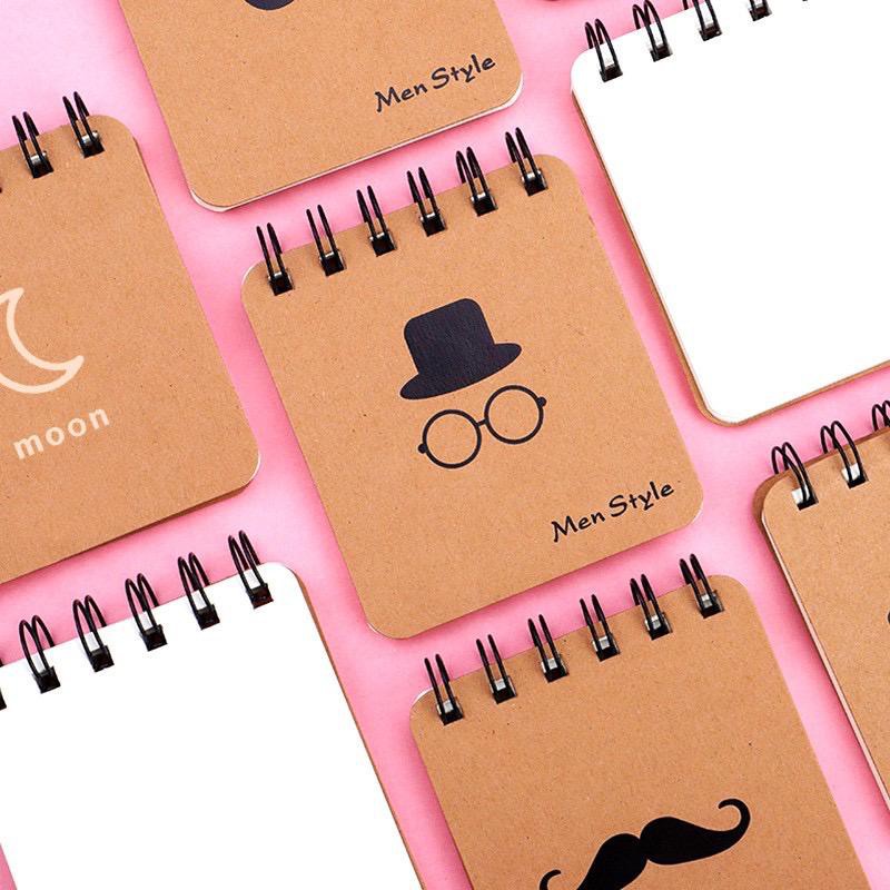 (MY Ready Stock) 70 Sheets/Pax Black beard weather coil notebook ...