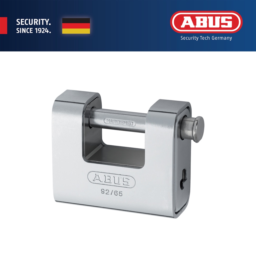 Abus 92/65, 92/80 Hardened Steel Monobloc Padlock | Shopee Malaysia