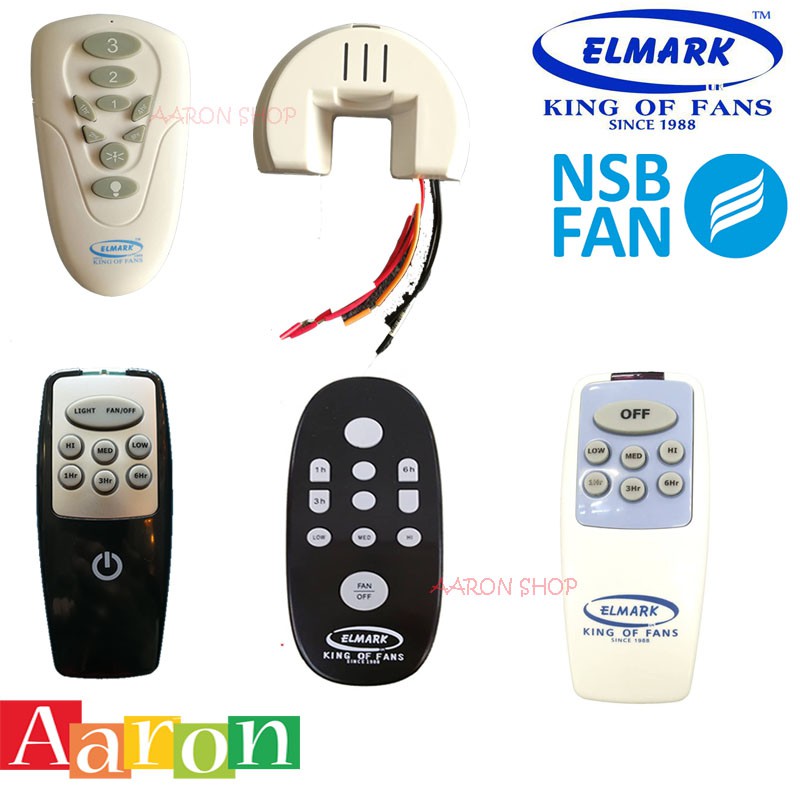 Remote Control Ceiling fan NSB and ELMARK FAN Aaron Shop 【Original ...