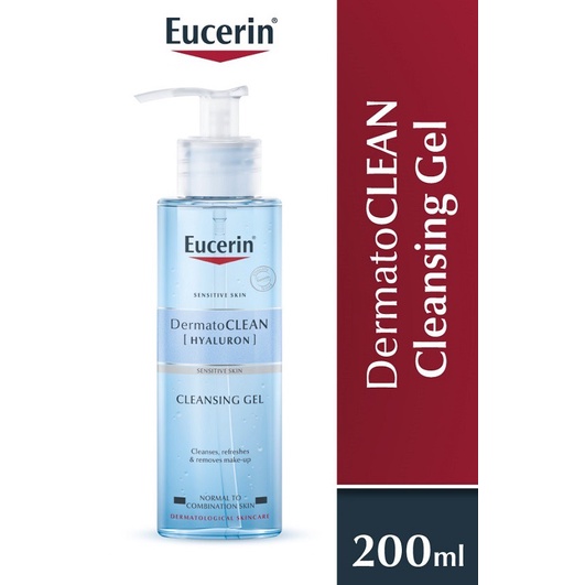 NEW Eucerin DermatoCLEAN HYALURON Cleansing Gel 200ml (Pencuci muka ...