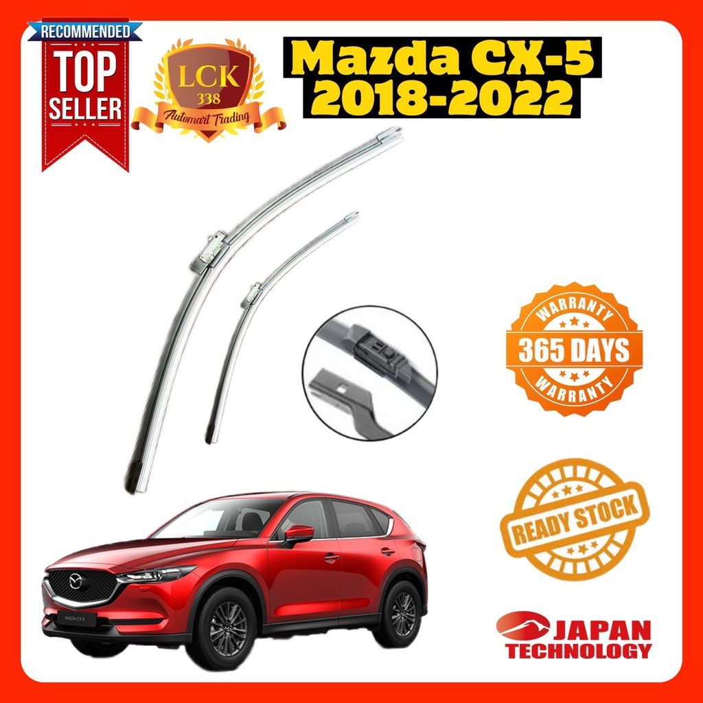 MAZDA CX5 (2018-2022) WIPER OEM SET PREMIUM RUBBER SUPER SILLENT (READY ...