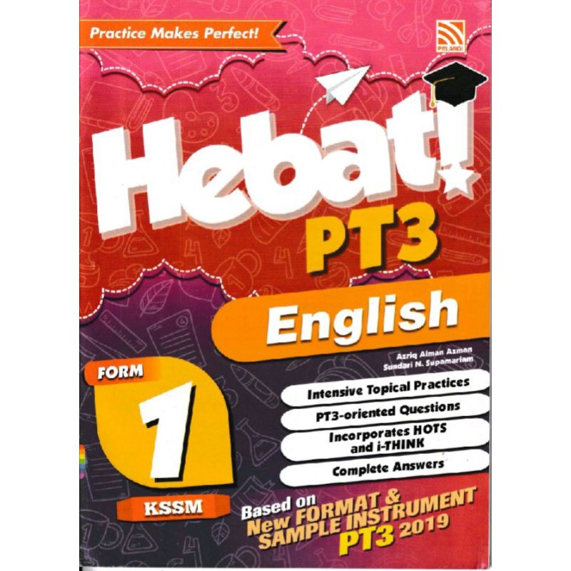 English Workbook Hebat PT3 Form 1 KSSM | Shopee Malaysia