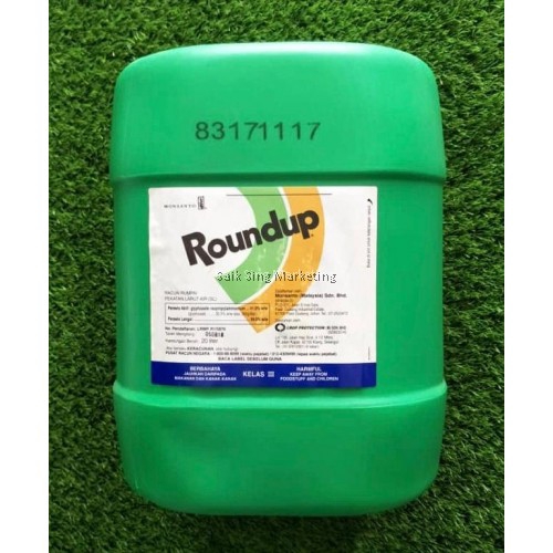 20L Roundup Glyphosate 41% Herbicide Racun Rumput | Shopee Malaysia