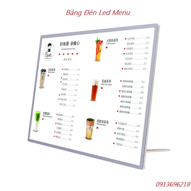 Led Menu Light Box Board, A3 Electric Picture Frame for Desktop, Wall ...