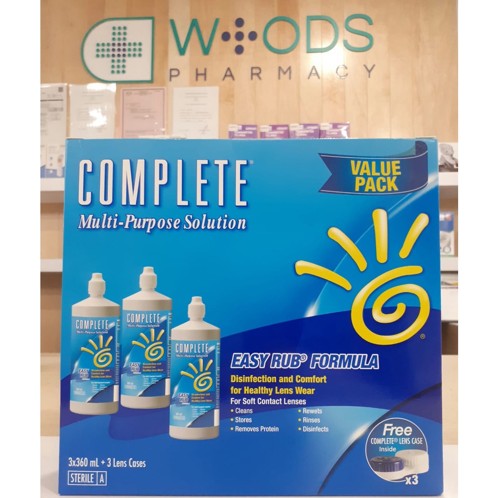 WOODS PHARMACY COMPLETE MULTI PURPOSE SOLUTION ( EXP : 6 / 2025 ...