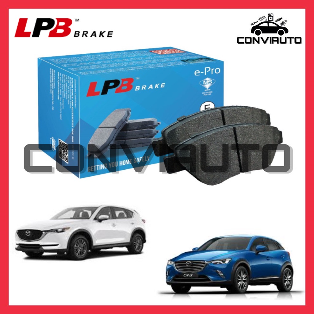 MAZDA CX5 MAZDA 2 CX3 SKYACTIV REAR LPB DISC BRAKE PAD (A16260 ...