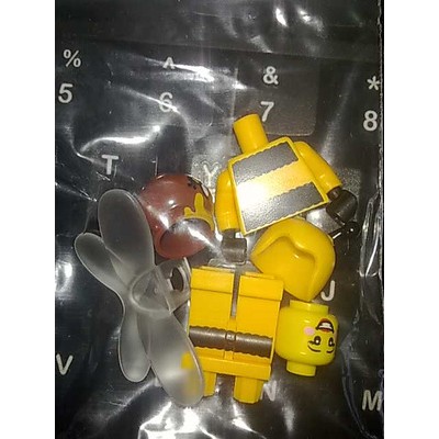 Lego col10 Bumblebee Girl minifigure complete zip lock | Shopee Malaysia