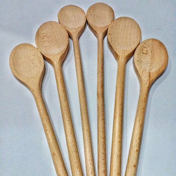 CZECH Wooden Spoon/ Senduk Kayu Pelbagai Guna/Kayu Serih Nasi | Shopee ...