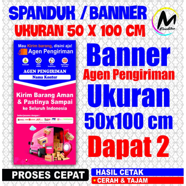Delivery Agent Banner / Counter Banner / Counter Banner - Size 50x100 ...