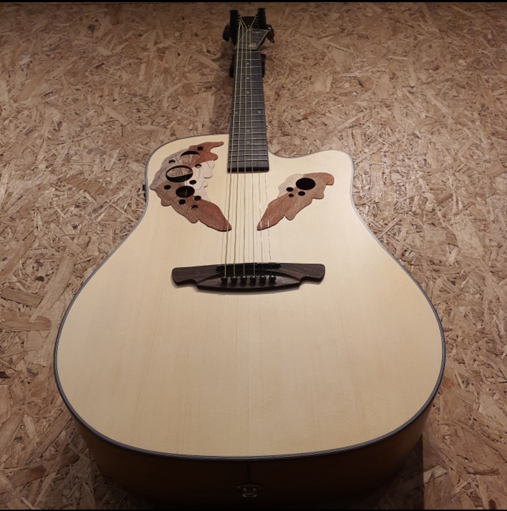 Sqoe SQ-PS 41" inch acoustic guitar with fishman EQ # Wings Piano Bass ...