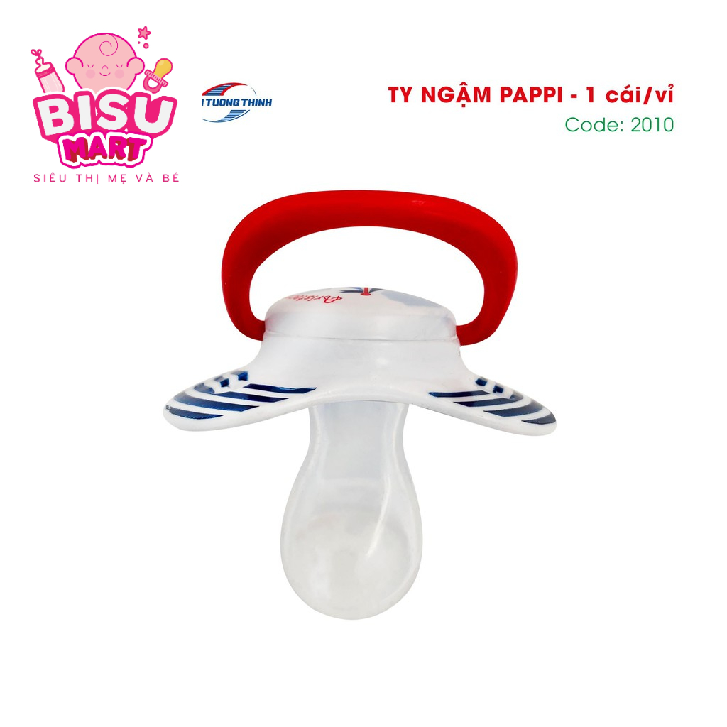 Pappi Thailand baby pacifier, flat silicone pacifier (NEW MODEL ...