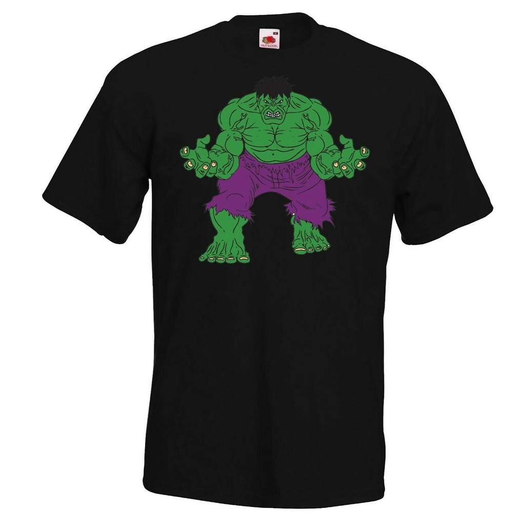 Hulk Mens T-Shirt Print Logo Ironman Thor Captain America Comic ...