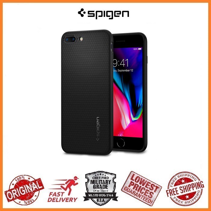 ORIGINAL SPIGEN Liquid Air IPHONE 7 Plus IPHONE 8 SE Plus IPHONE7 Plus Phone Case Cover Casing ...