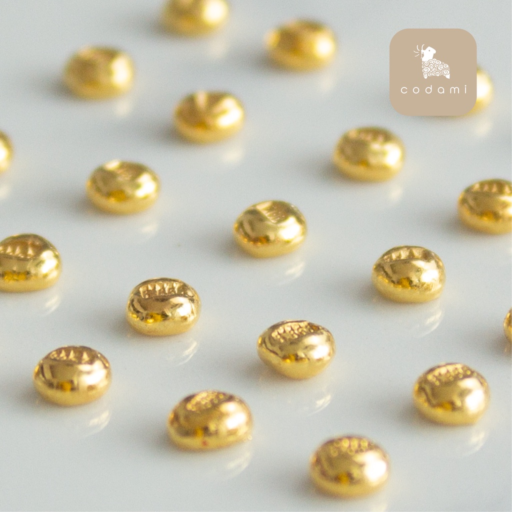Fine Gold Bean 1g/Emas Bean 100%authentic 999gold 小金豆 jewellery ...