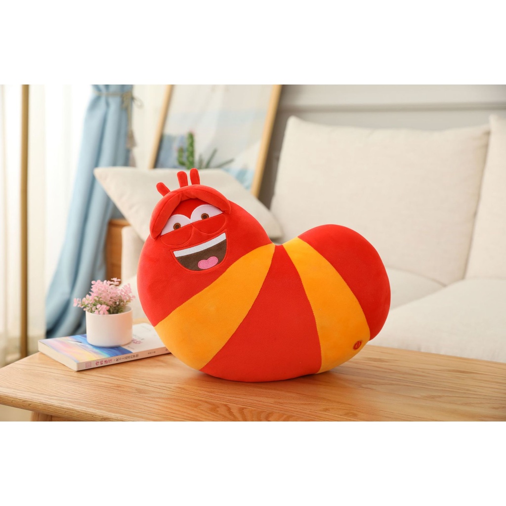 Original authentic larva flush toy cute stuff toy massage pillow ...