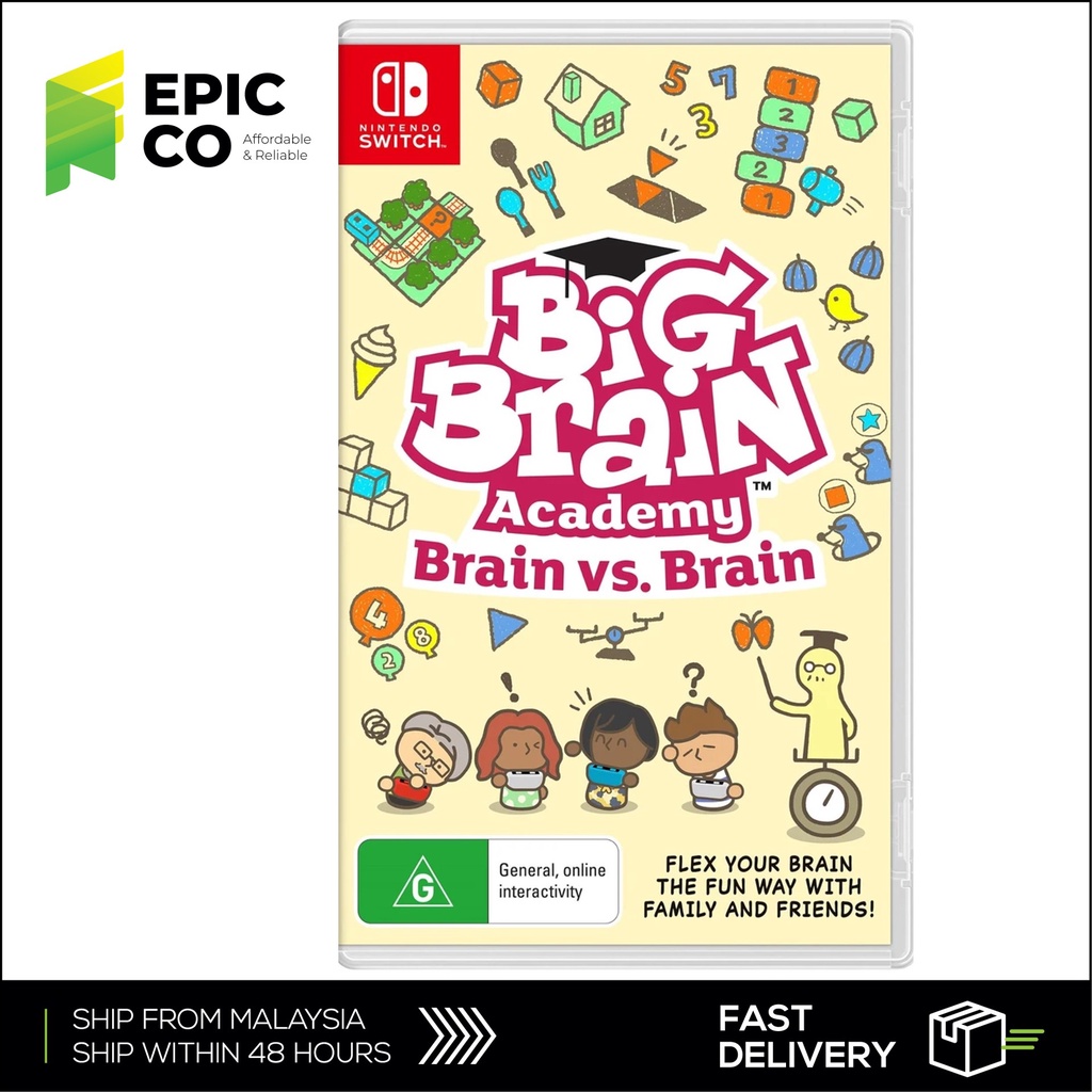 Nintendo Switch Big Brain Academy: Brain vs. Brain | Shopee Malaysia