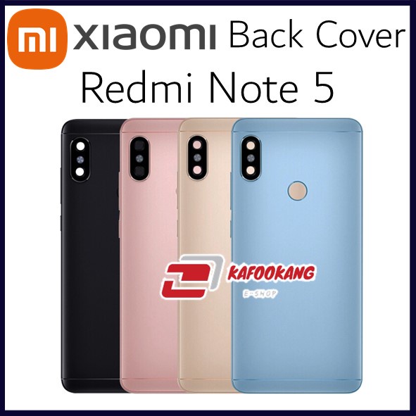 Xiaomi Redmi Note 5 Back Battery Cover Housing Back Body Rear Casing ...