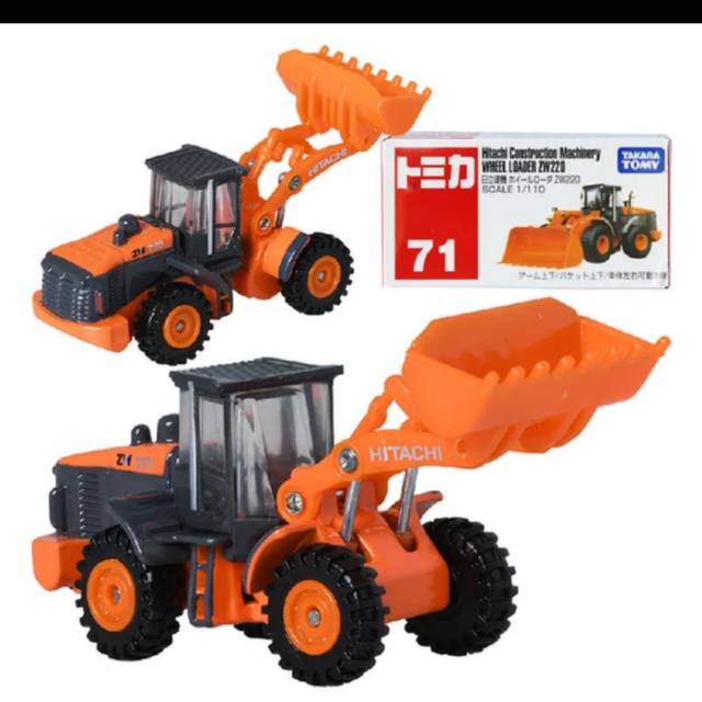 Tomica HITACHI CONSTRUCTION MACHINERY WHEEL LOADER DIECAST CAR ...