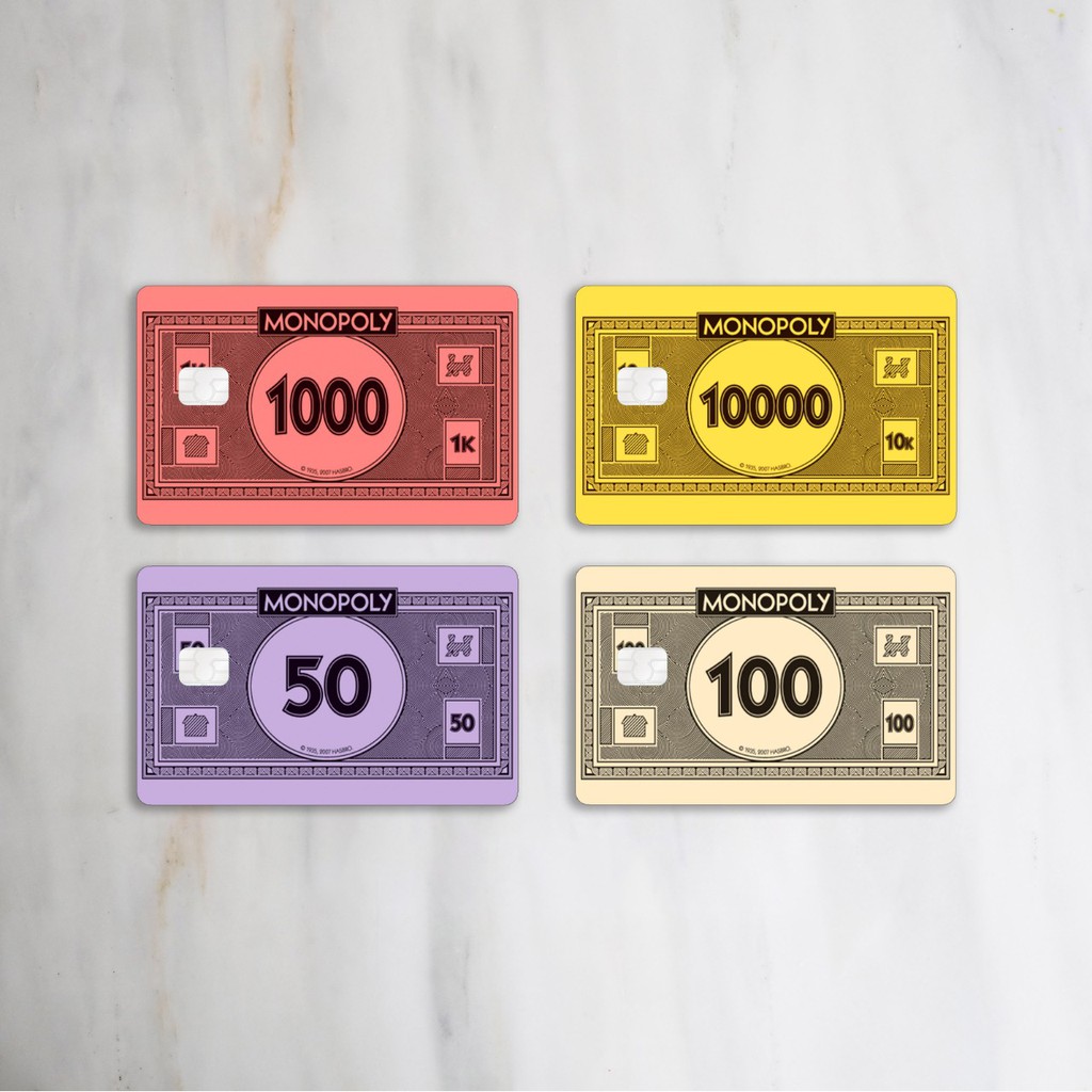 (Monopoly) MONOPOLY CASH CARDS ATM / Debit / Credit / Emoney / Flazz ...