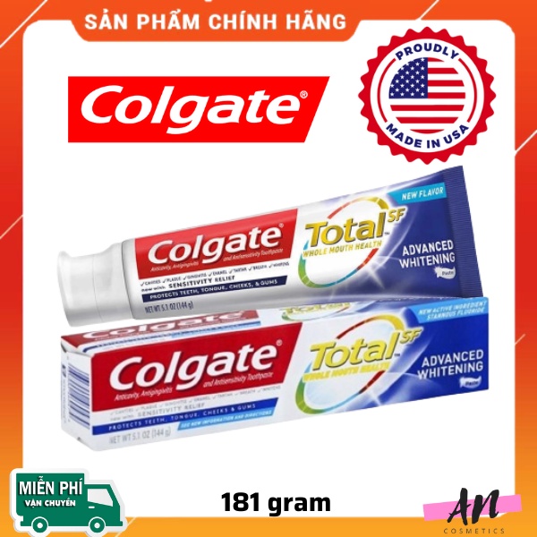 Colgate Usa Total Advanced Whitening Toothpaste Outstanding Bright ...