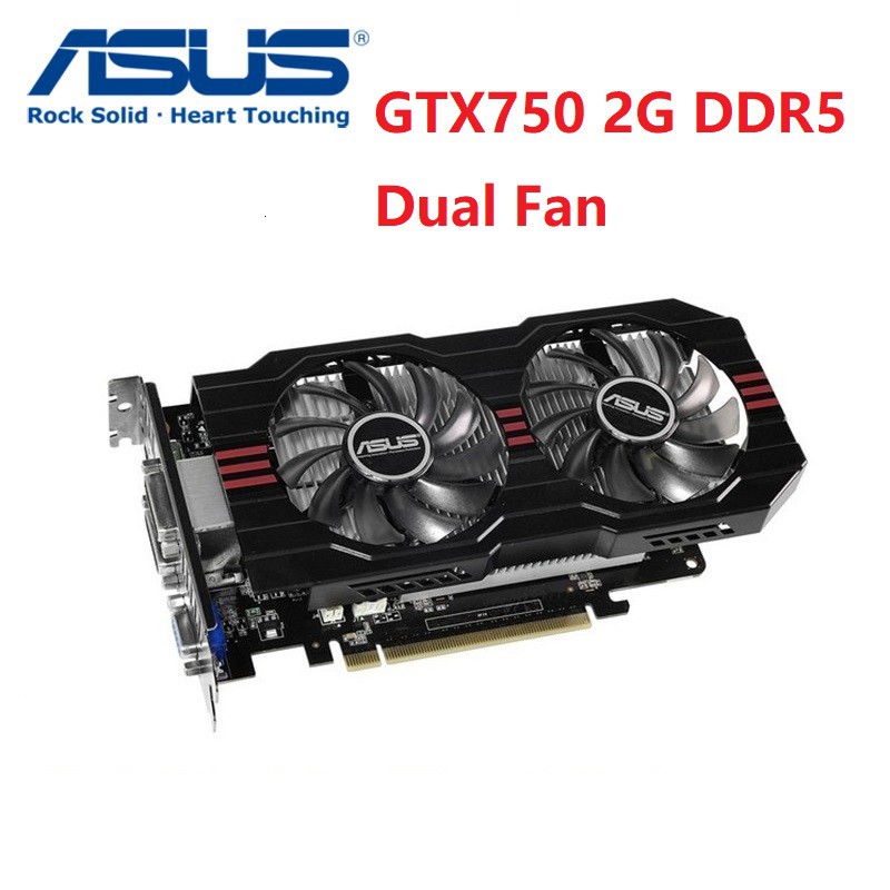 【Used】ASUS GTX 750 TI 2G 1G GT730K 1G 2G ASUS GT730-2G GT720 FML 1GD5 ...