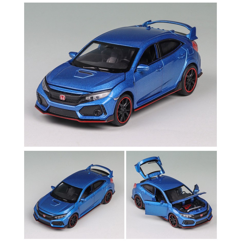 1/32 Alloy Diecast Model Vehicle Car Honda Civic Type R Model Toy Pull ...