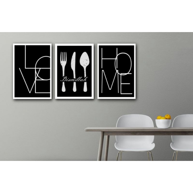 frame dapur hiasan dinding/hiasan ruang makan dan dapur/frame moden dan ...