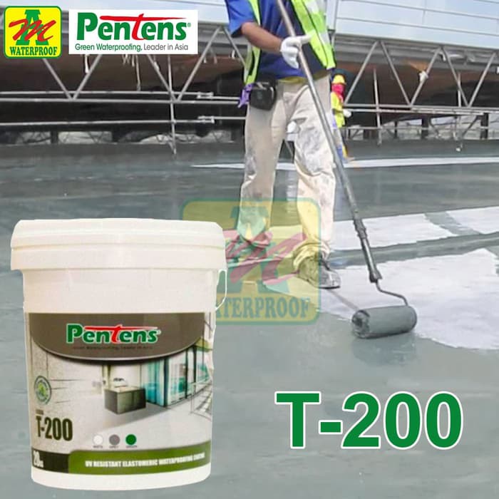 Pentens T-200 Paint for Walls Ceilings Rooftop WHITE GREY | Shopee Malaysia