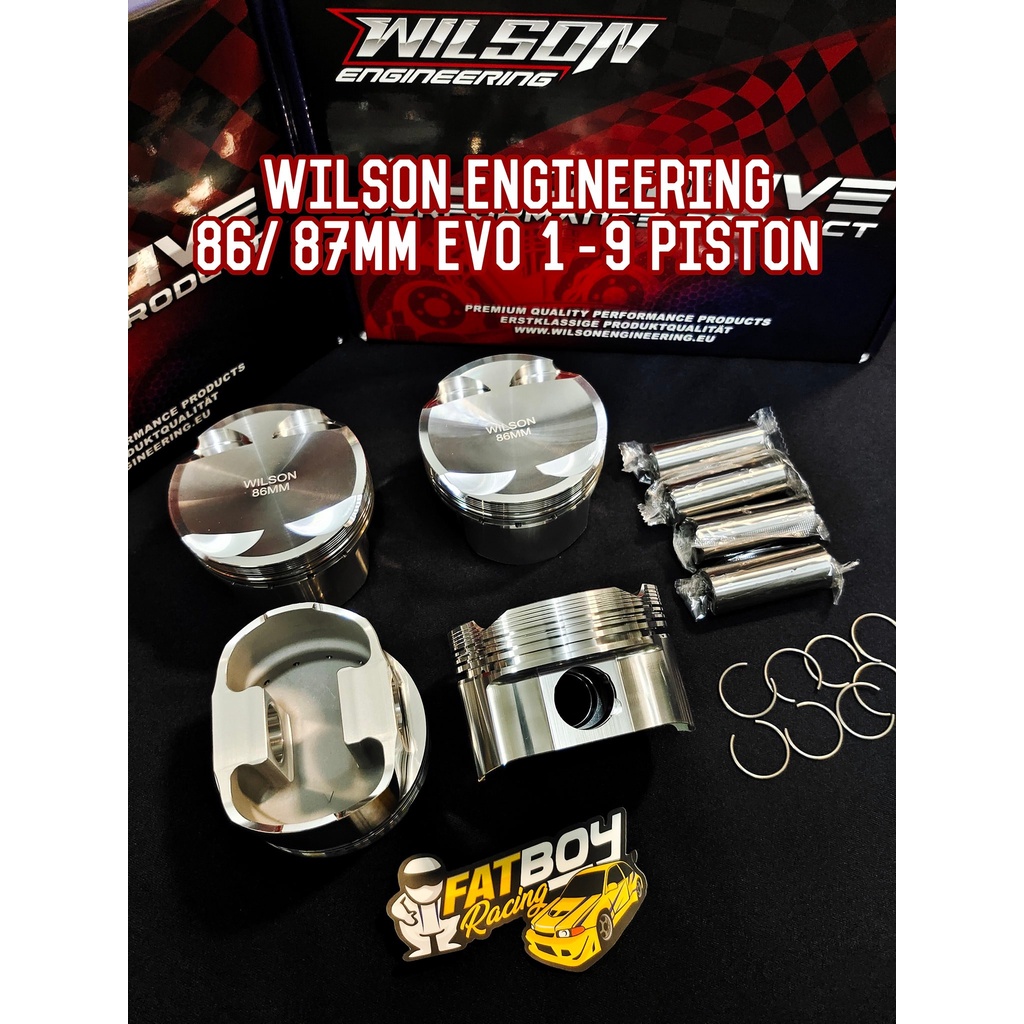 Wilson Engineering 86mm 87mm Evo 1-9 Piston Forged | Shopee Malaysia