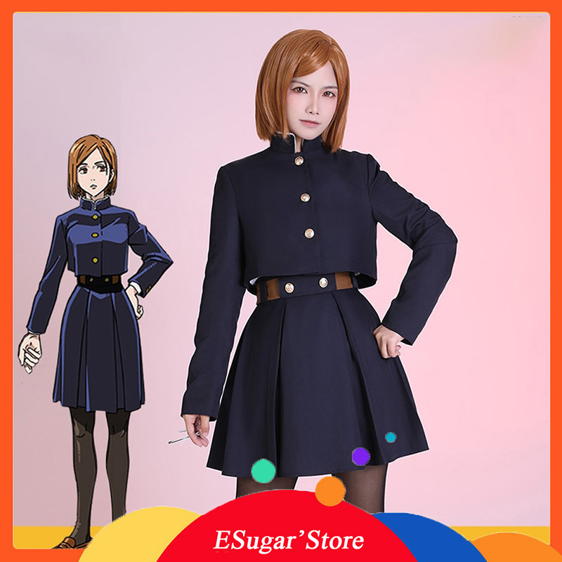 Anime Jujutsu Kaisen Kugisaki Nobara Cosplay Costume for Women Dress ...