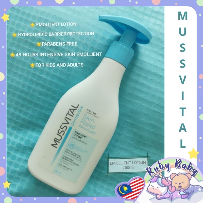 MUSSVITAL Dermactive Skin Relief Emollient Lotion EXP:05/2024 ...