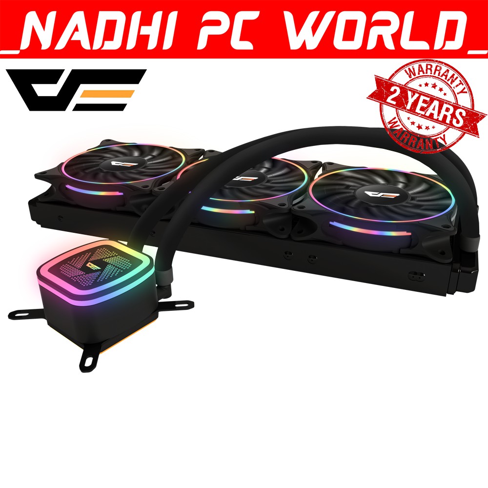Aigo DarkFlash Tracer DT-360 Rainbow All In One Liquid Cooler (For ...