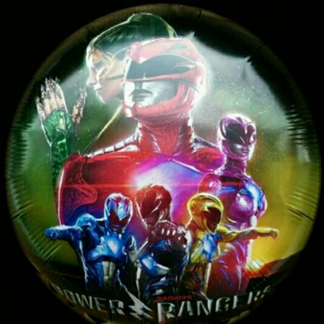 Power rangers round balloon 40cm | Shopee Malaysia