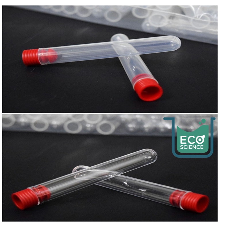 [BULK] Test Tube Plastic with High Grip Flush Fitting Cap | Shopee Malaysia