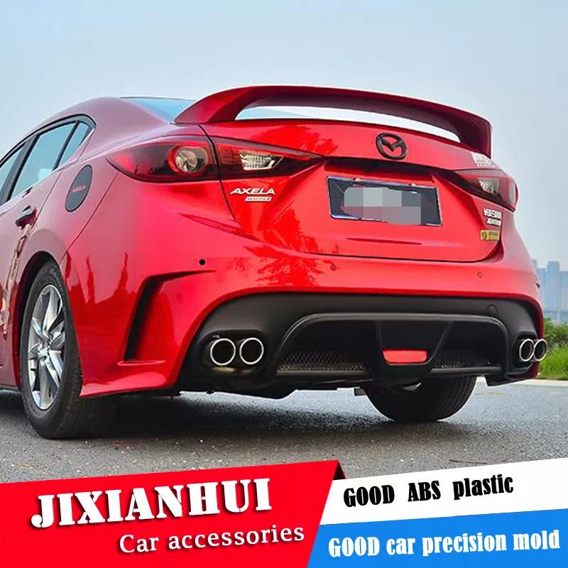 For Mazda 3 Axela Spoiler 2014-2016 Mazda3 Axela TF Spoiler ABS plastic ...
