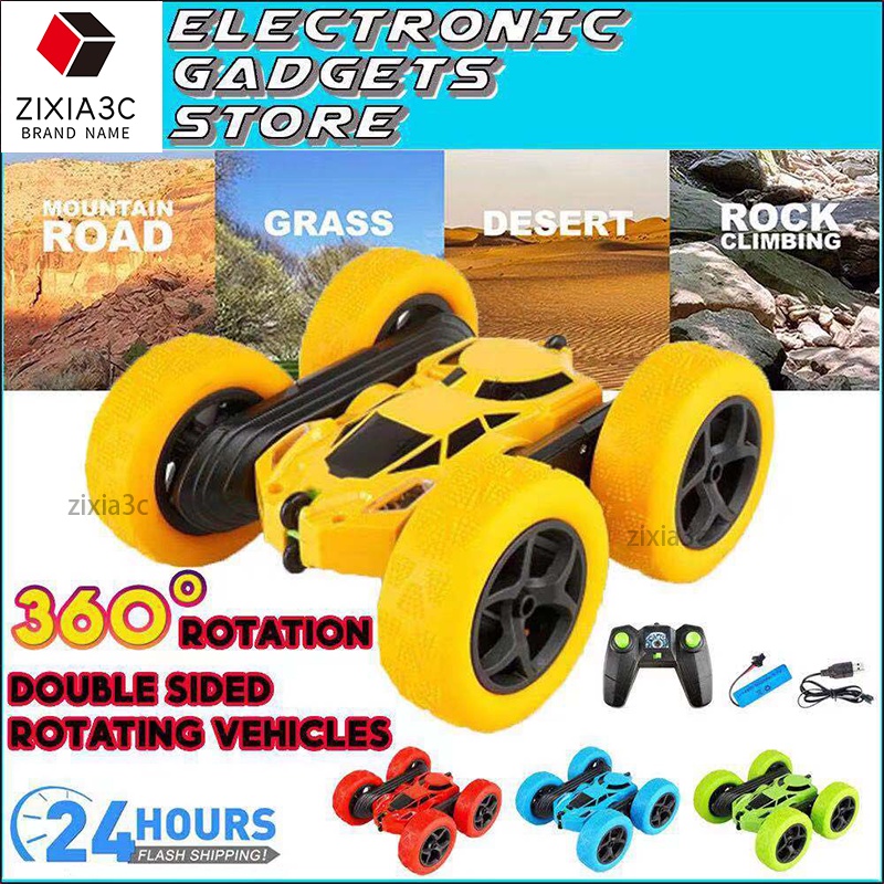 Double-sided Stunt Car 360° rc Vehicles High-speed Car Lighting ...